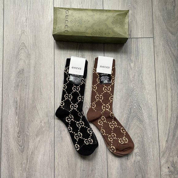 Gucci | Accessories | Gucci Socks Set Of 2 With Original Box | Poshmark